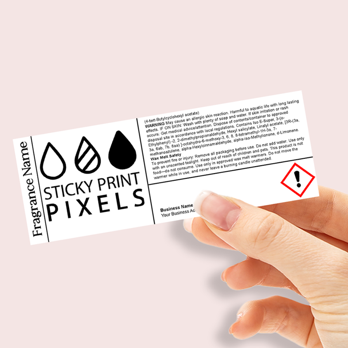 CLP Labels | CLP Printing Service | Home Fragrance – Sticky Print Pixels