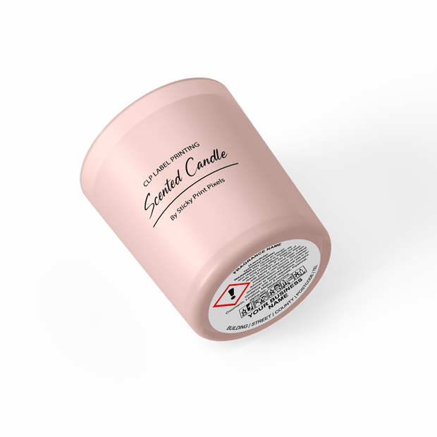 CLP Labels For Candles (10% none hazardous base) – Sticky Print Pixels