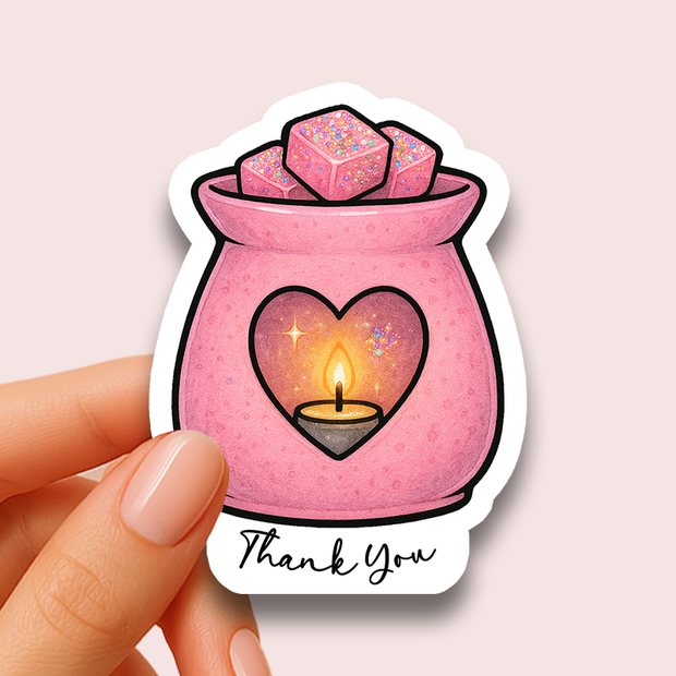 Thank You Burner (16 stickers) – Sticky Print Pixels