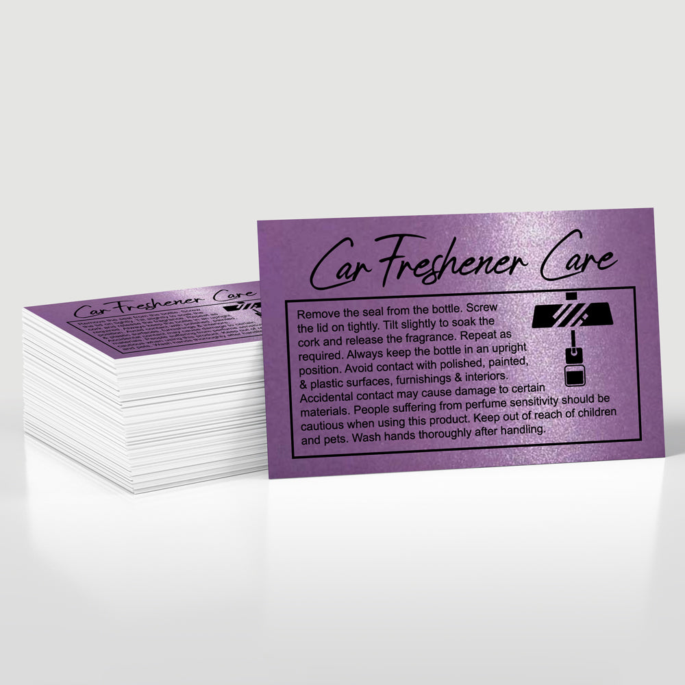 Product Care Cards (10 cards)(multi choice) – Sticky Print Pixels